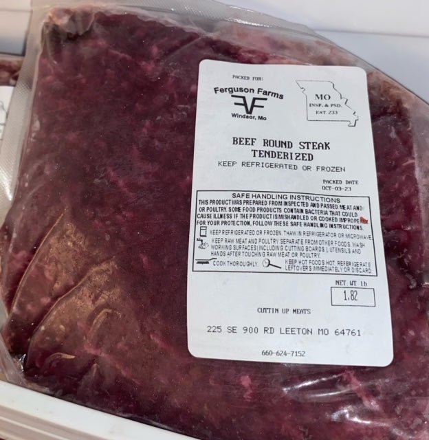 Tenderized Round Steaks – Flyin’ F’s